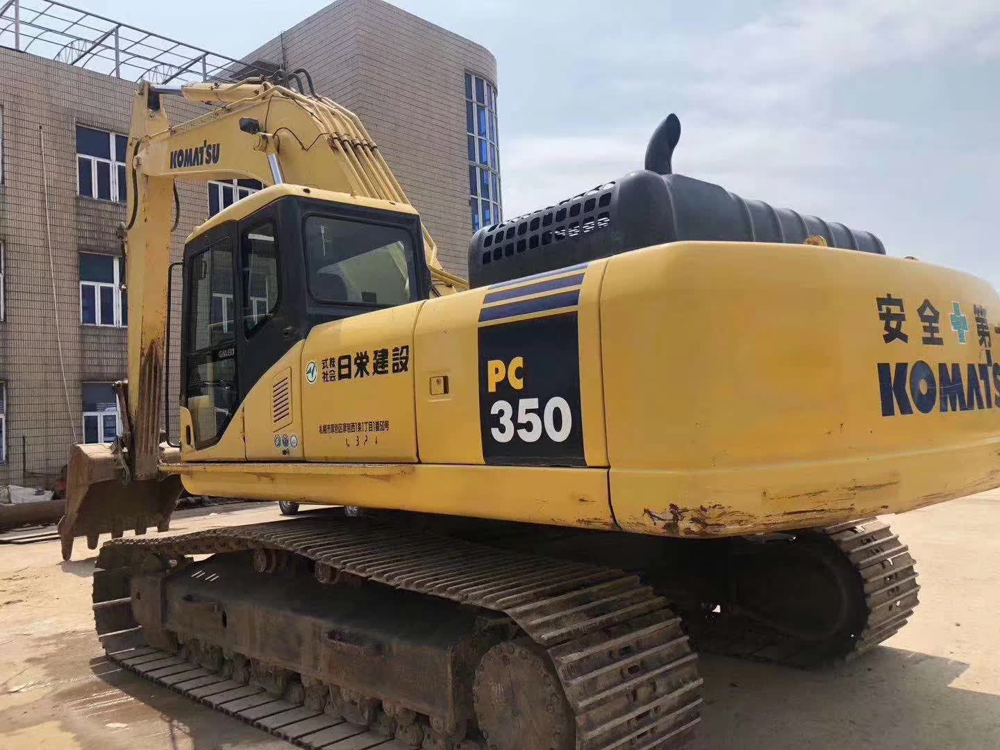 35 ตันคุณภาพสูง Komatsu PC350-7 PC350-8 ไฮดรอลิกตีนตะขาบมือสองรถขุด ...
